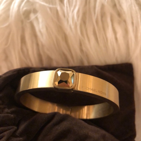 Michael Kors | Jewelry | Gold Michael Kors Cuff Bracelet | Poshmark